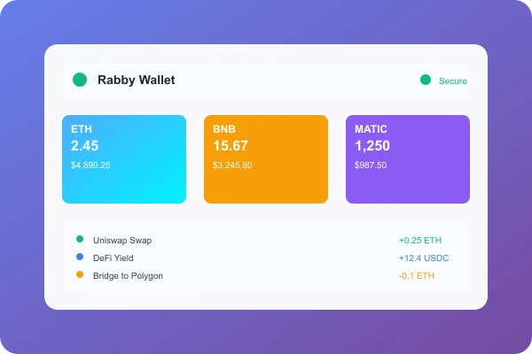 Rabby Wallet - Advanced Web3 Multi-Chain Crypto Wallet